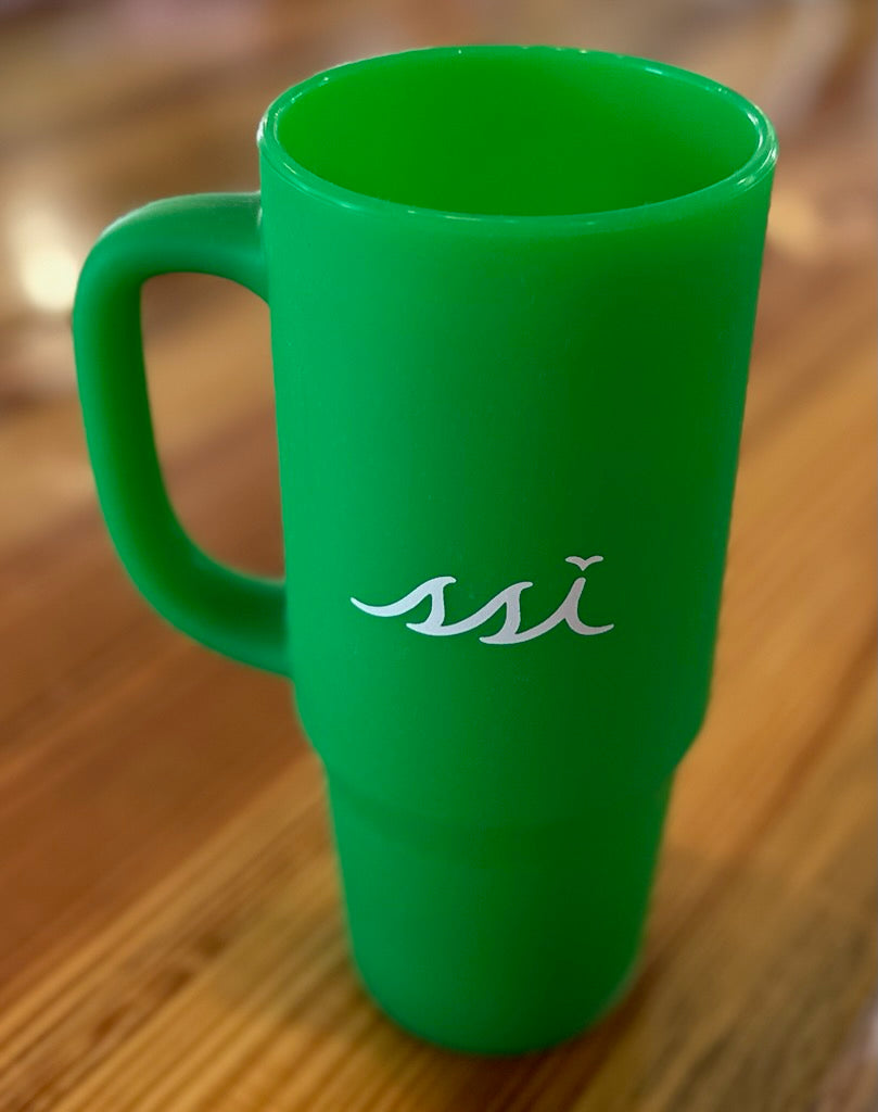 Silipint 32oz Flex Green Cup- White Logo - Humbler Tumbler – SSI Lifestyle