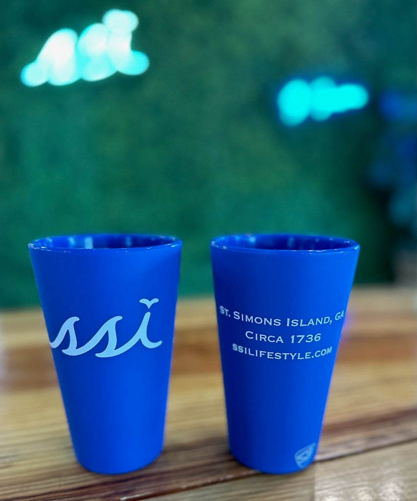 Silipint 16oz Flex Cup- Classic Navy Blue Cup- White Logo – SSI Lifestyle