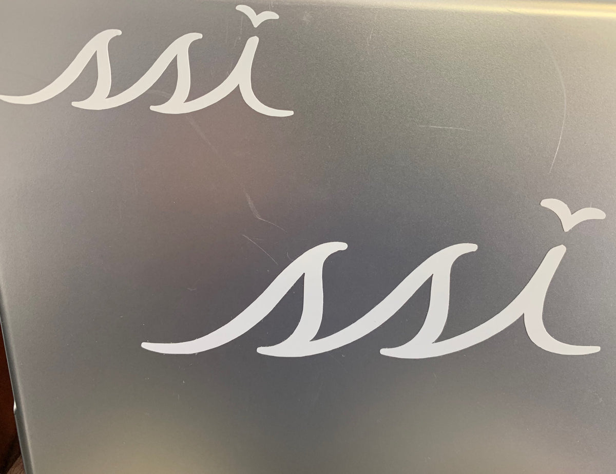 Sticker - Small white logo (3 Inches) – SSI Lifestyle