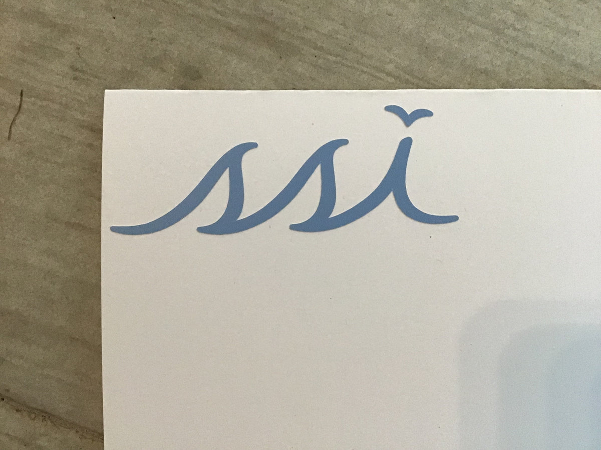 Sticker- Small light blue (3 inch) – SSI Lifestyle